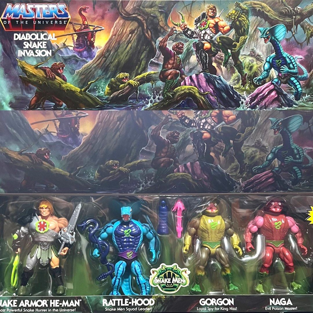 [In hand] Mattel Masters of the Universe Origins MOTU Snake Armour He ...