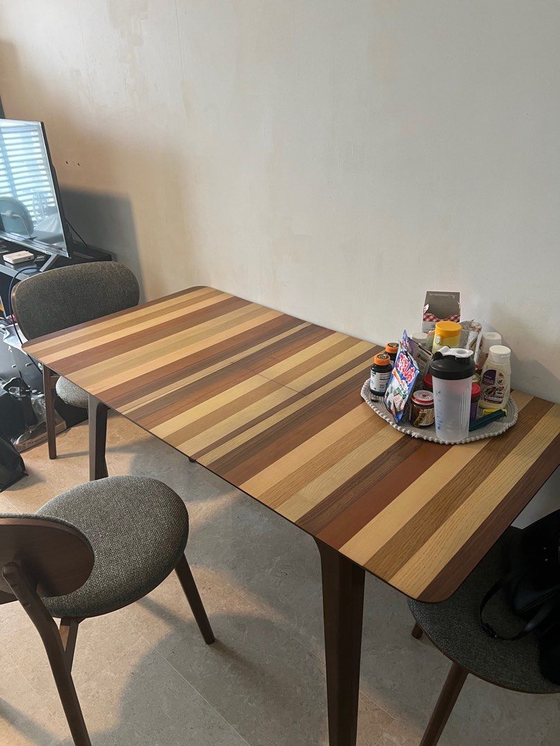 Inmod Mid-Century Modern lenora extendable dining table, Furniture ...