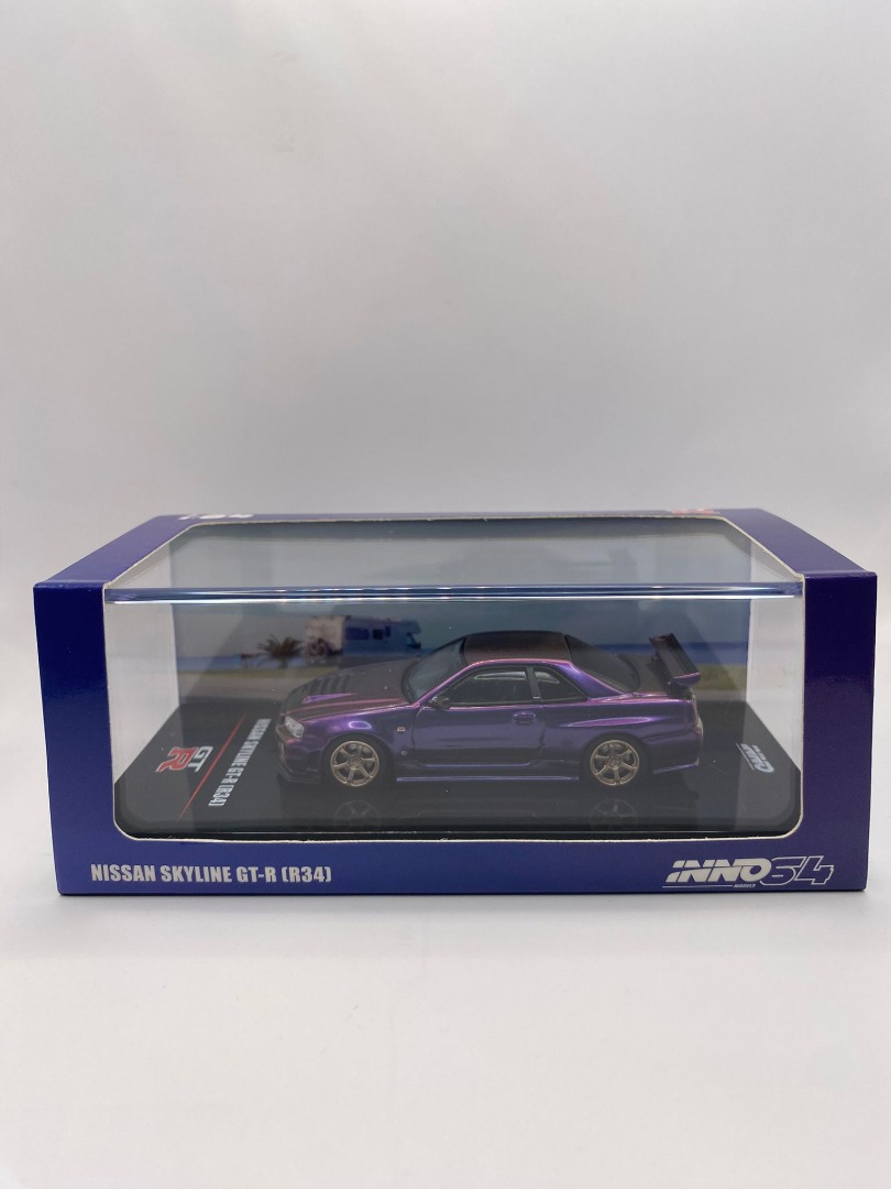 INNO64 1:64 Nissan Skyline GT-R(R34) V-Spec Midnight Purple II, Hobbies ...