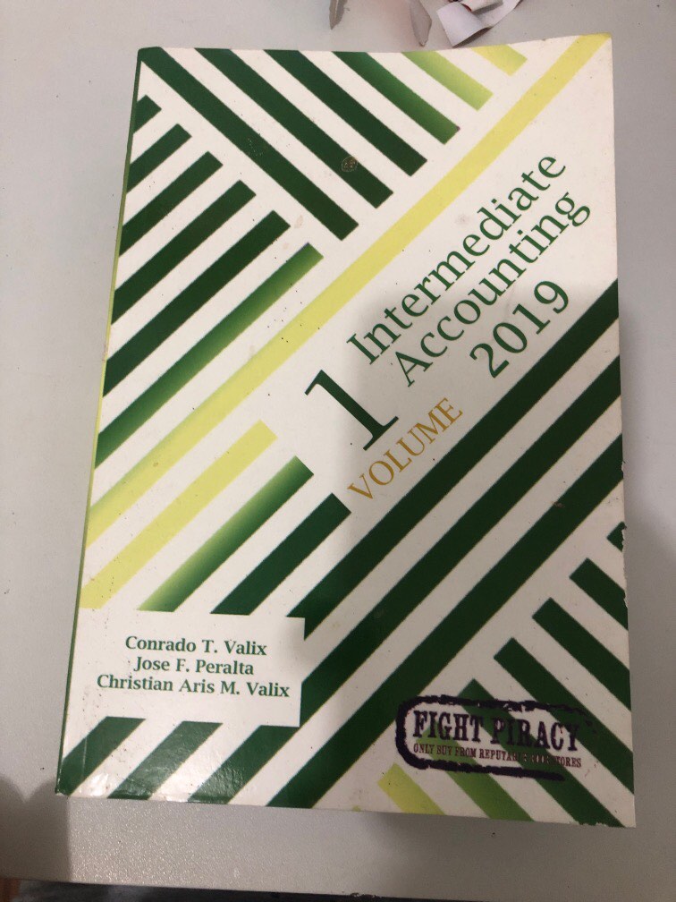 Intermediate Accounting Vol. 1 2019 Edition Valix, Hobbies & Toys ...