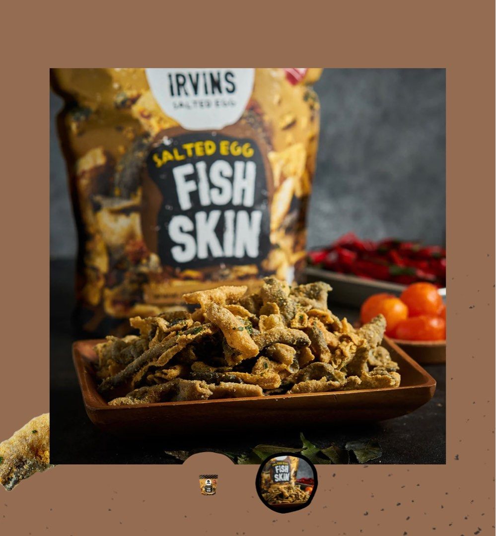IRVINS SALTED EGG FISH SKIN (95G) (3 PACKS LEFT), Food & Drinks, Local ...