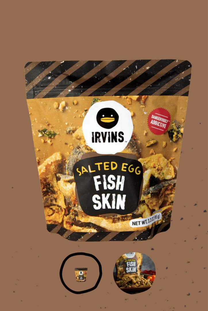 IRVINS SALTED EGG FISH SKIN (95G) (3 PACKS LEFT), Food & Drinks, Local ...