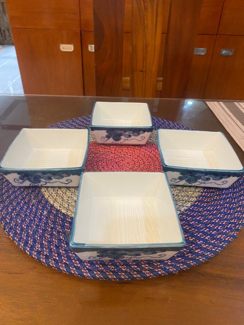 Japanese Square Plates #1, Furniture & Home Living, Kitchenware ...