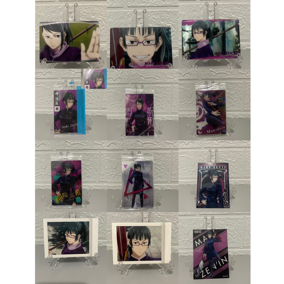 Jujutsu Kaisen Collectible Cards Maki Zenin, Hobbies & Toys ...