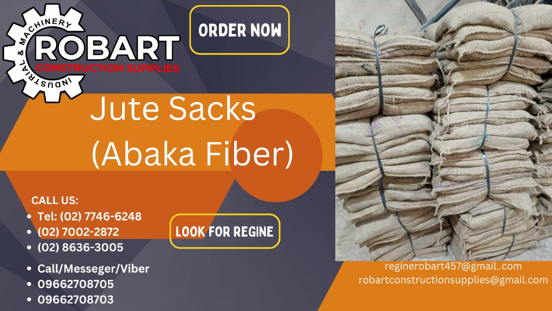 Jute Sacks (Abaka Fiber), Commercial & Industrial, Construction Tools ...