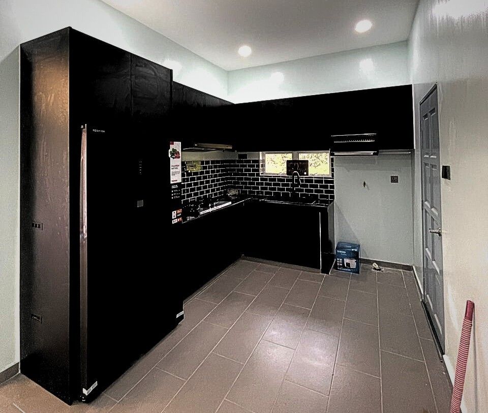 Kabinet Dapur /Kitchen Cabinet/ Melamine/ Blockboard/Foamboard/ 4G ...
