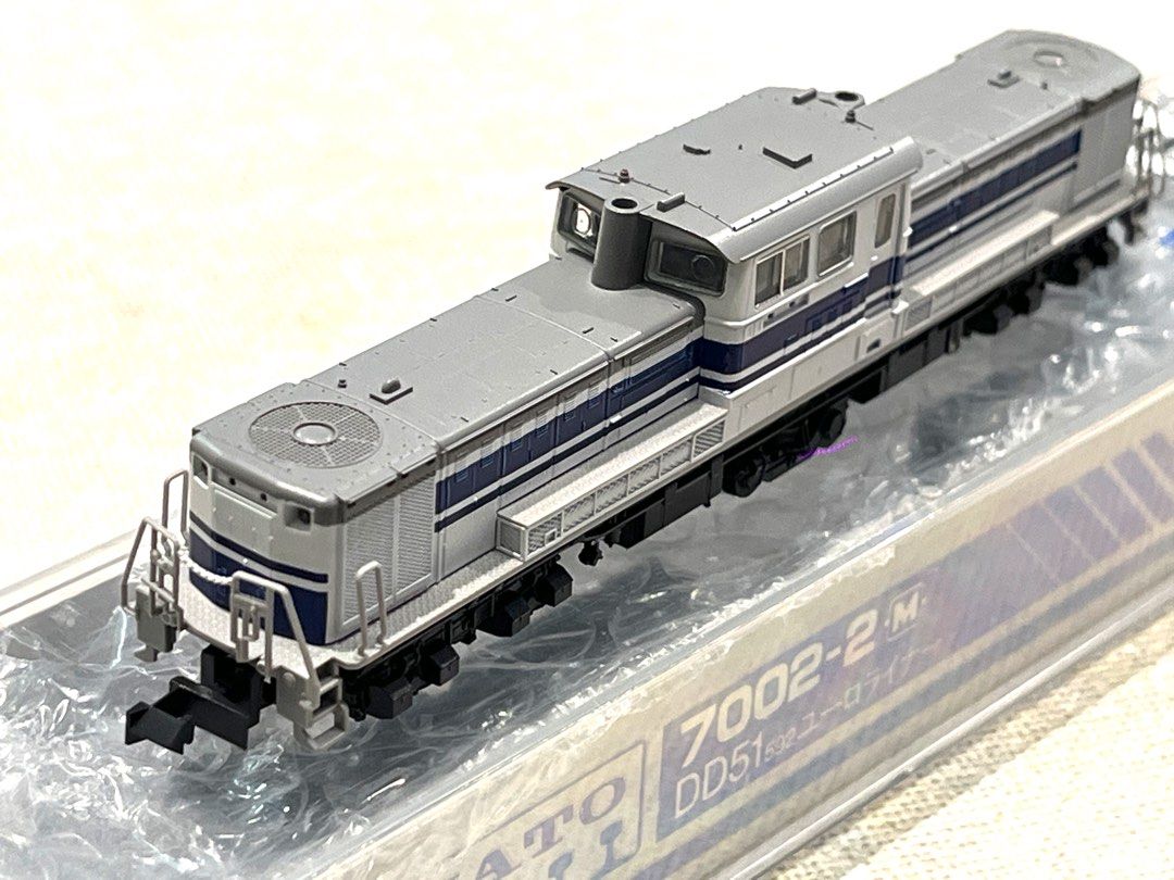 罕！KATO 7002-2 DD-51 ユーロライナー ディーゼル機関車 N比例日本鐵路動力模型, 興趣及遊戲, 玩具 & 遊戲類 - Carousell