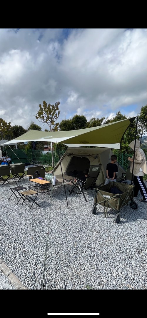 Khemah coleman tarp tent swagger hexa light, Hobbies & Toys, Travel ...