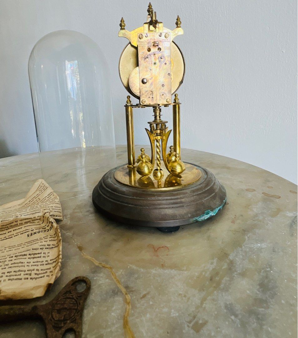 Kieninger Obergfell Kundo West Germany Pendulum Glass Dome 400 Day ...