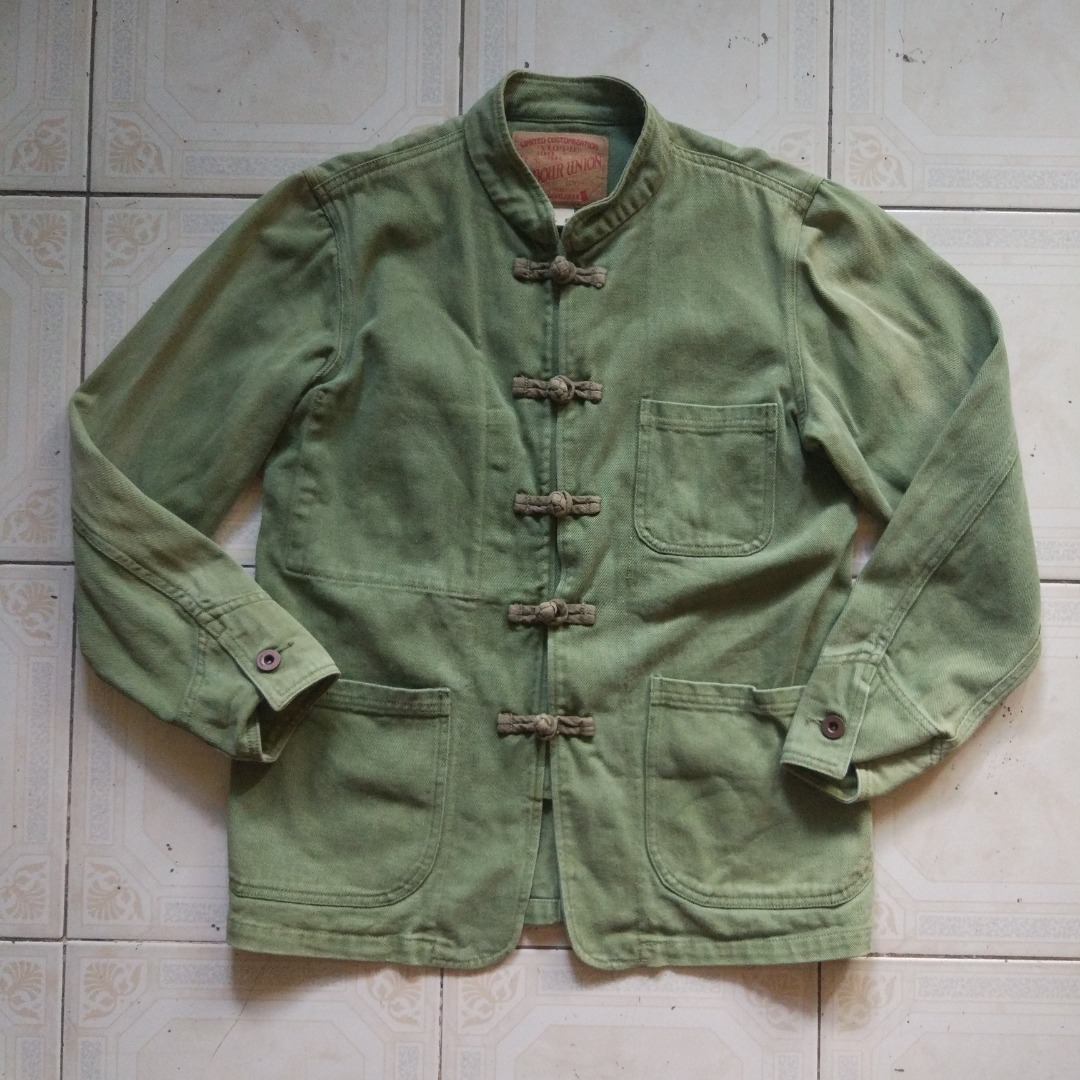 Labour Union Mandarin Jacket S, Men's Fashion, Coats, Jackets and ...
