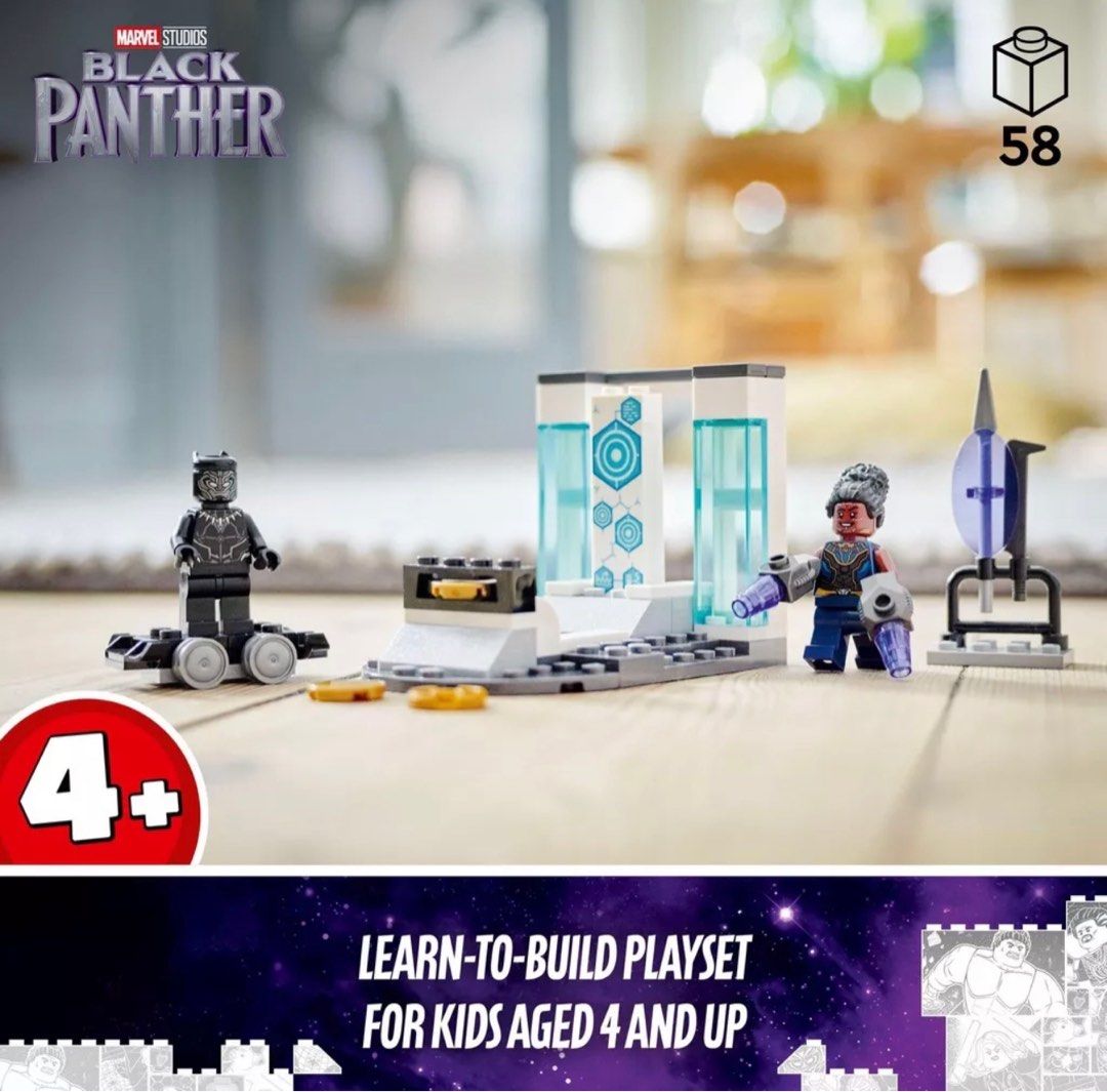 Wakander Forever LEGO Marvel 76212 Shuri's Lab Building Kit (58 Pieces ...