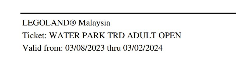 Legoland Malaysia - Waterpark tickets (2A + 2C), Tickets & Vouchers ...