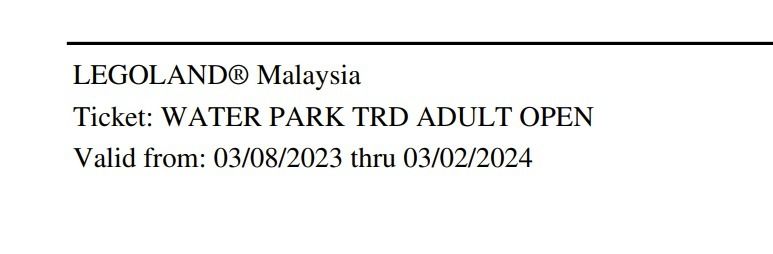 Legoland Malaysia - Waterpark tickets (2A + 2C), Tickets & Vouchers ...