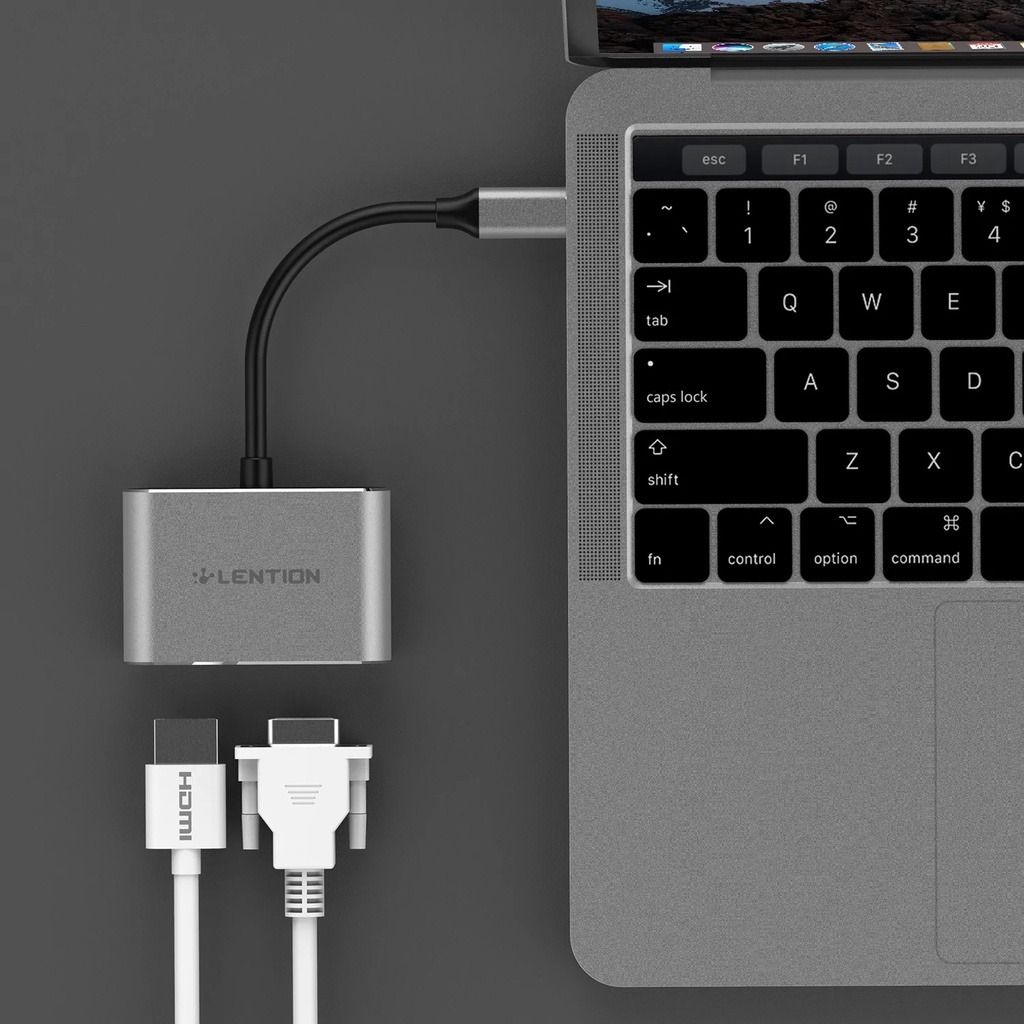 LENTION C51S USB-C Hub Splitter 4k HDMI Docking Station Type C ...