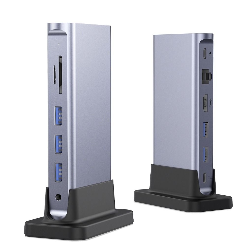 LENTION D54 11-in-1 USB Type C Multiport Hub Portable Card Reader Type ...