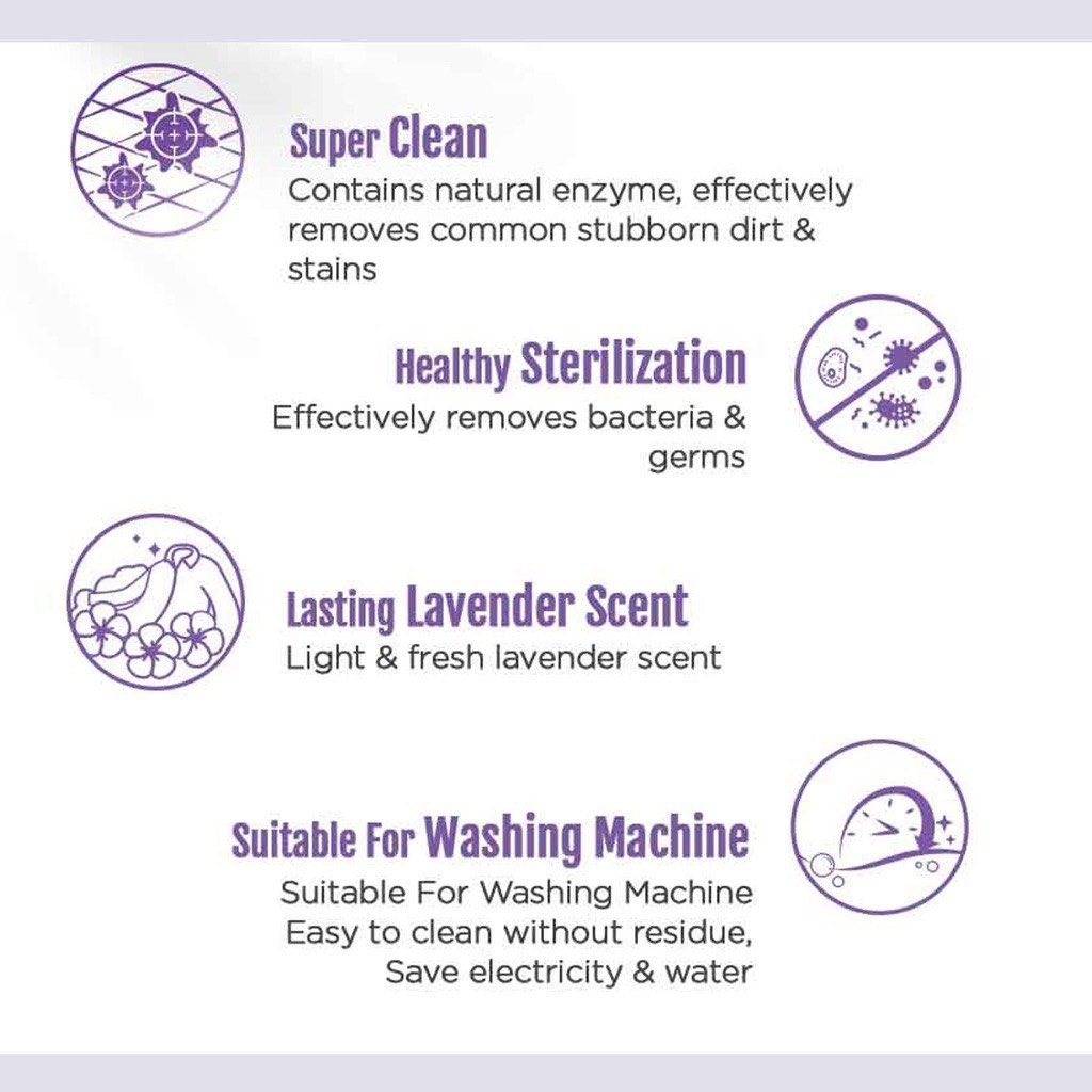 Liby Lavender Laundry Detergent, Beauty & Personal Care, Sanitary ...