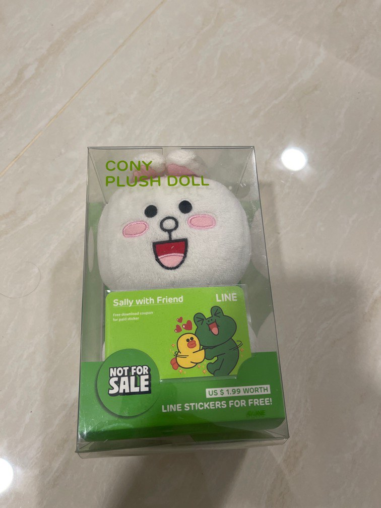 Line Cony Plush Doll, Hobbies & Toys, Toys & Games on Carousell