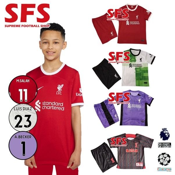 Liverpool FC Kids Jersey Home Kit 23/24 Season, Babies & Kids, Babies ...