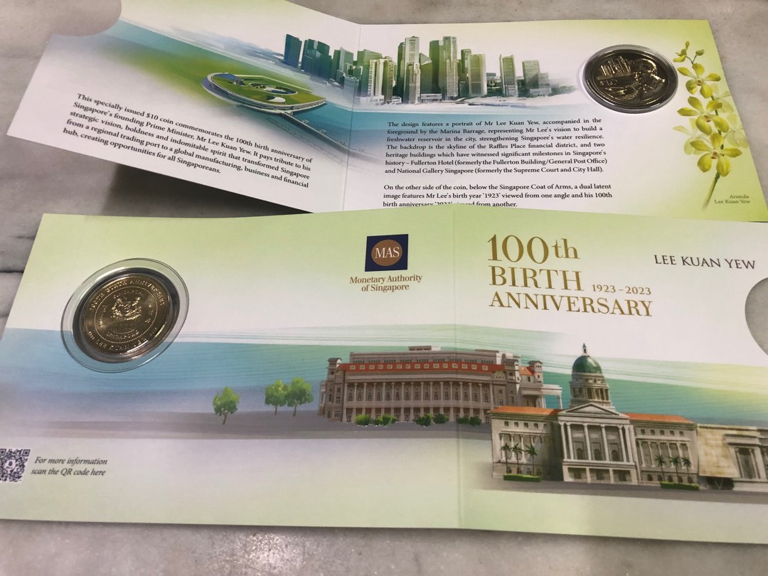 LKY100 coin, Hobbies & Toys, Memorabilia & Collectibles, Currency on ...