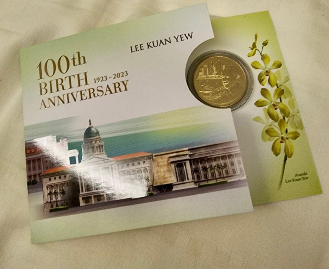 LKY 100 $10 coin, Hobbies & Toys, Memorabilia & Collectibles, Currency ...