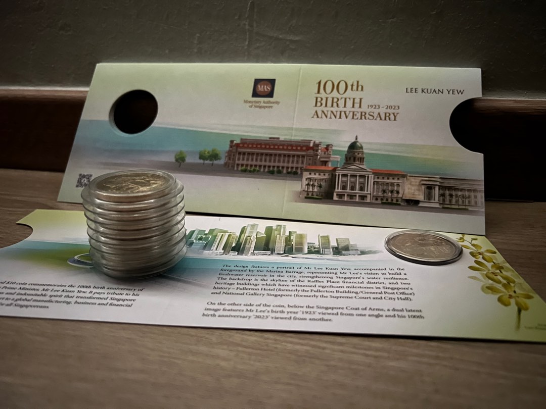 LKY 100th Birth Anniversary Coin, Hobbies & Toys, Memorabilia ...