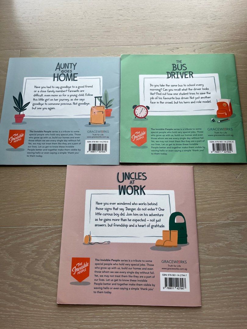 Local children book - The Invisible People series by Ames Chen, Hobbies ...