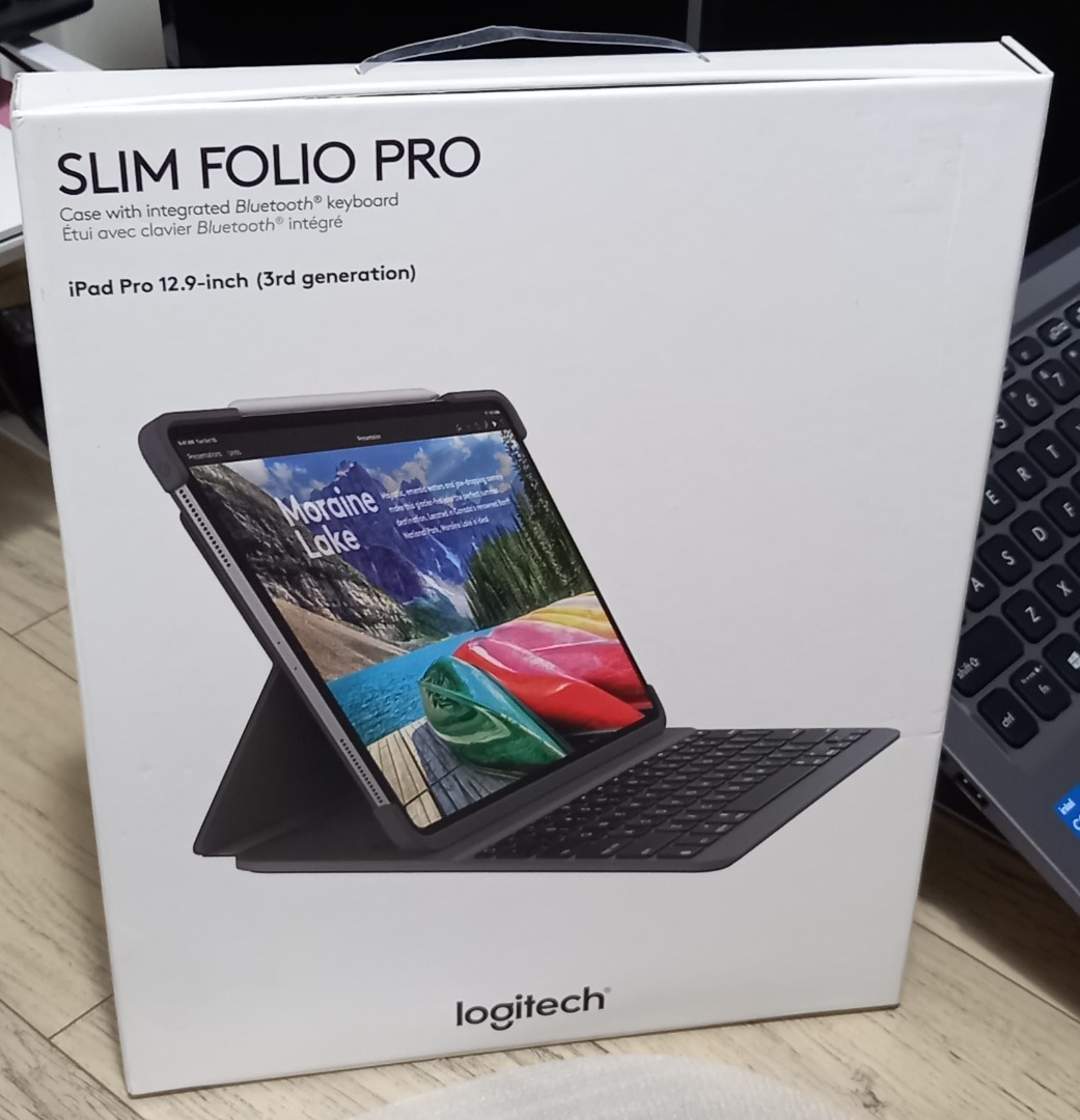 Logitech SLIM FOLIO PRO (for 12.9 inch 3rd gen), Computers & Tech ...