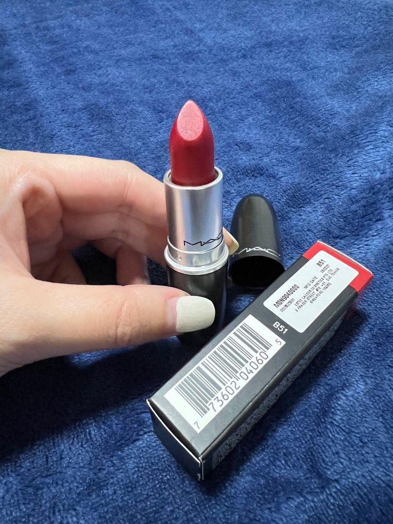 MAC Lipstick 707 Ruby Woo, Beauty & Personal Care, Face, Makeup on ...