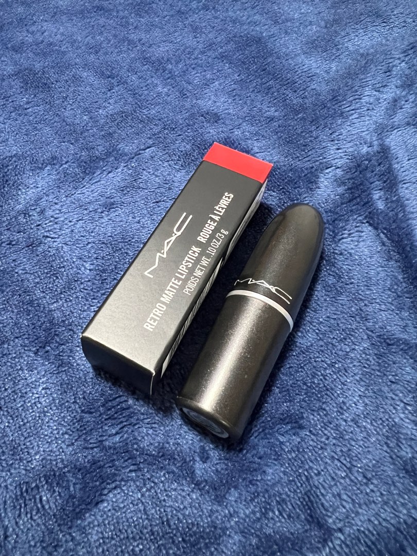 MAC Lipstick 707 Ruby Woo, Beauty & Personal Care, Face, Makeup on ...