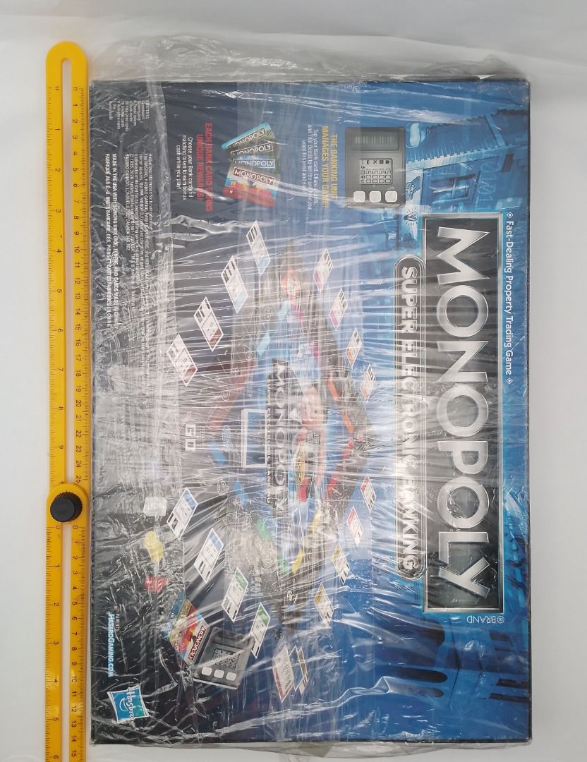 HASBRO Monopoly Super Electronic Banking All on One Banking Unit ...