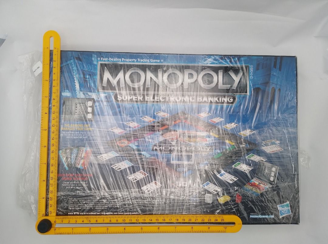 HASBRO Monopoly Super Electronic Banking All on One Banking Unit ...