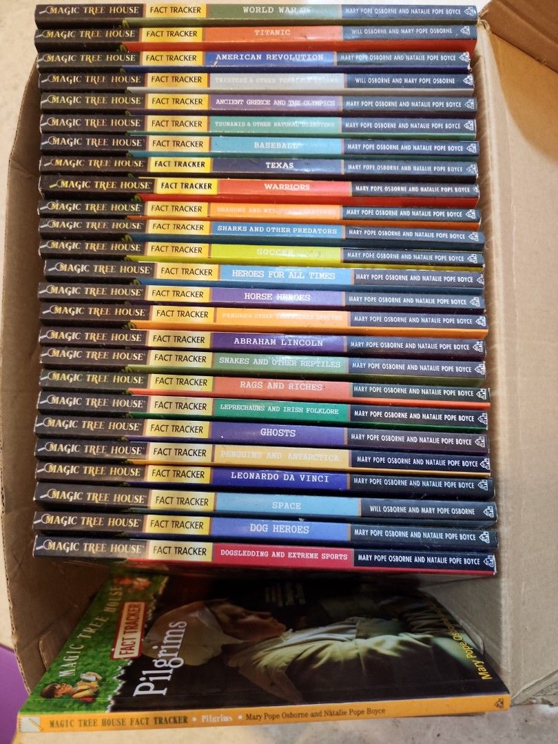 magic tree house fact tracker of 26 books, Hobbies & Toys, Books ...