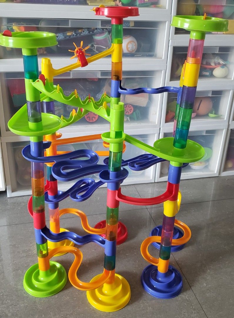 Marble track set, Hobbies & Toys, Toys & Games on Carousell