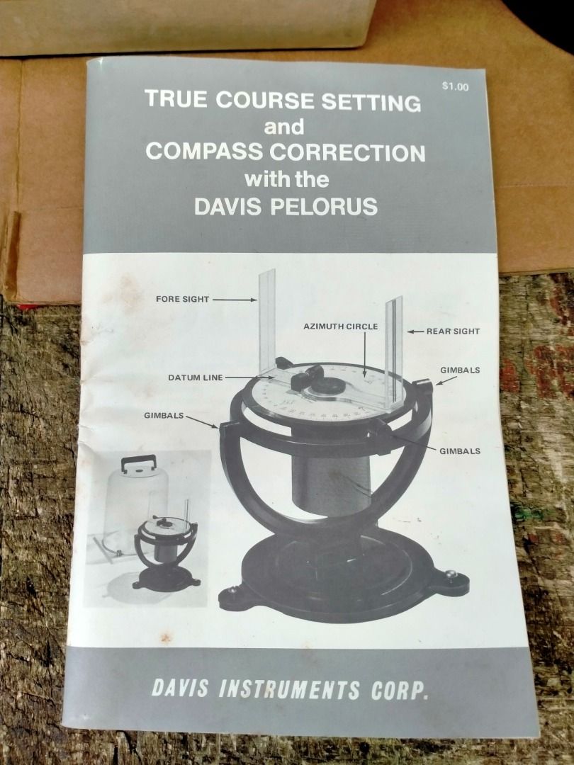 Marine Pelorus Compass Corrector - DAVIS brand, made in USA, Commercial ...