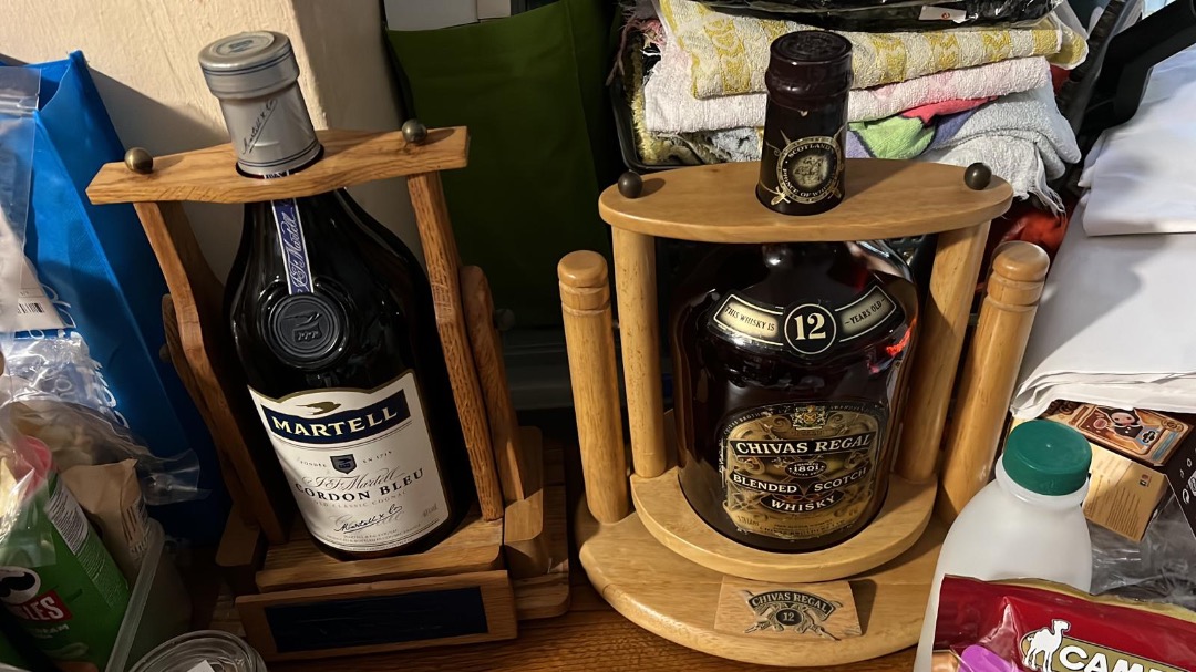 Martell Cordon Bleu 3l and Chivas Regal 12 Years 3.78l, Food & Drinks ...