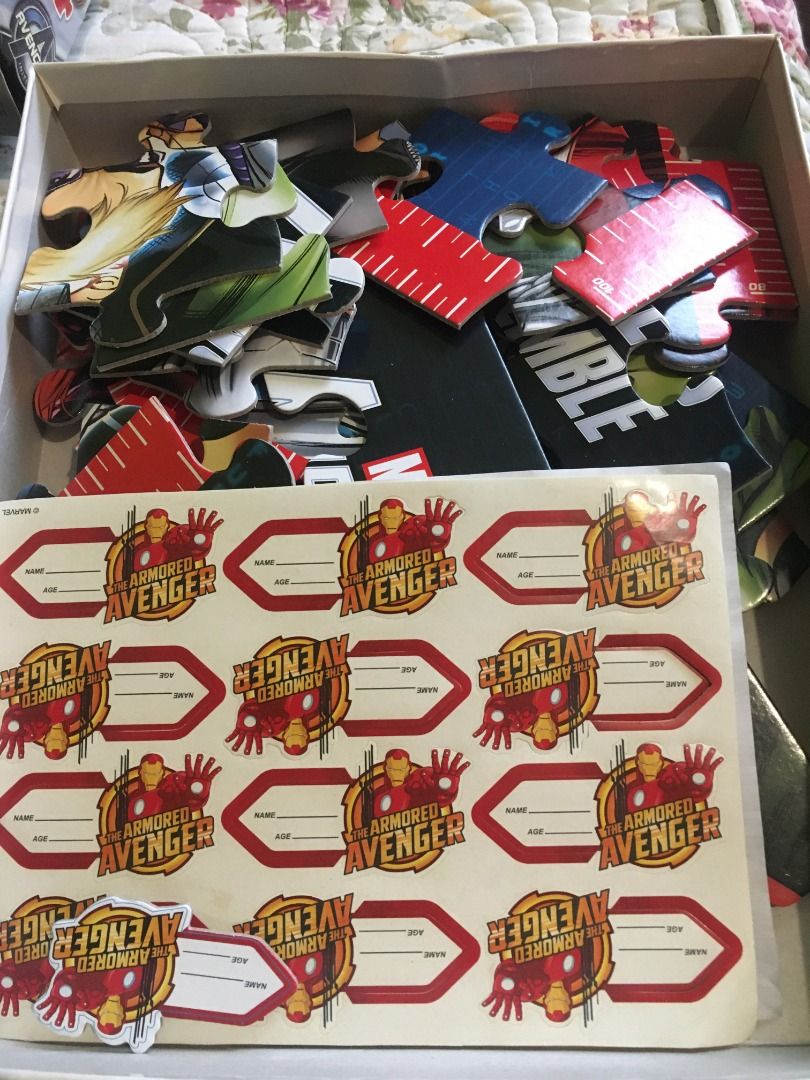 Marvel Avengers Growth Chart, Hobbies & Toys, Toys & Games on Carousell
