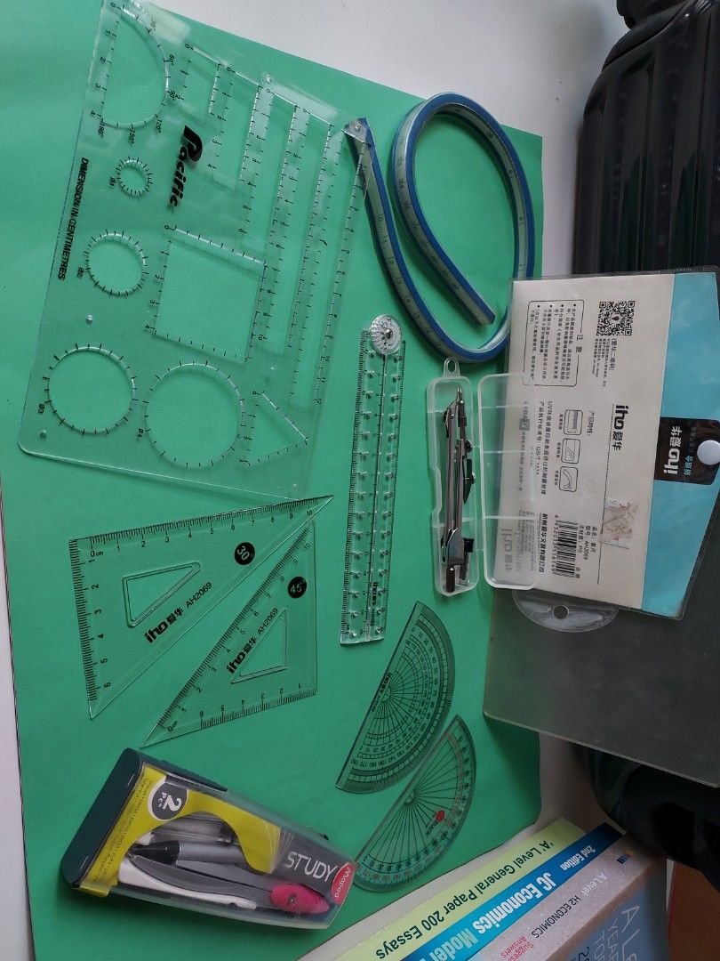 Maths Geometry Sets, Hobbies & Toys, Stationery & Craft, Stationery ...