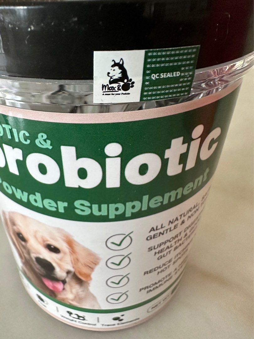 Max & Paw Probiotics, Pet Supplies, Pet Food on Carousell