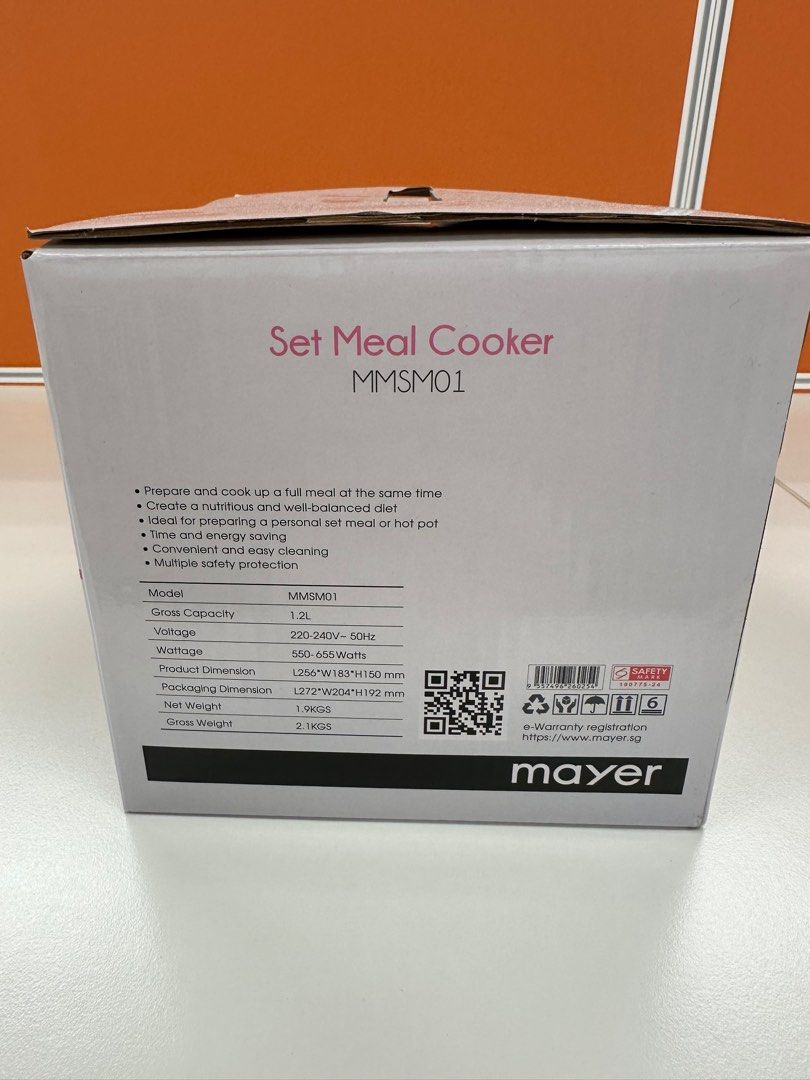 Mayer Set Meal Cooker, TV & Home Appliances, Kitchen Appliances ...