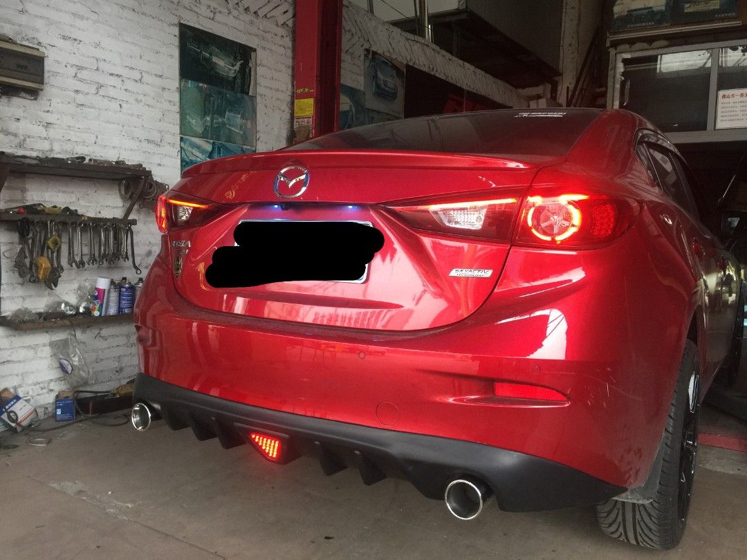 Mazda 3 rear diffuser, Car Accessories, Accessories on Carousell