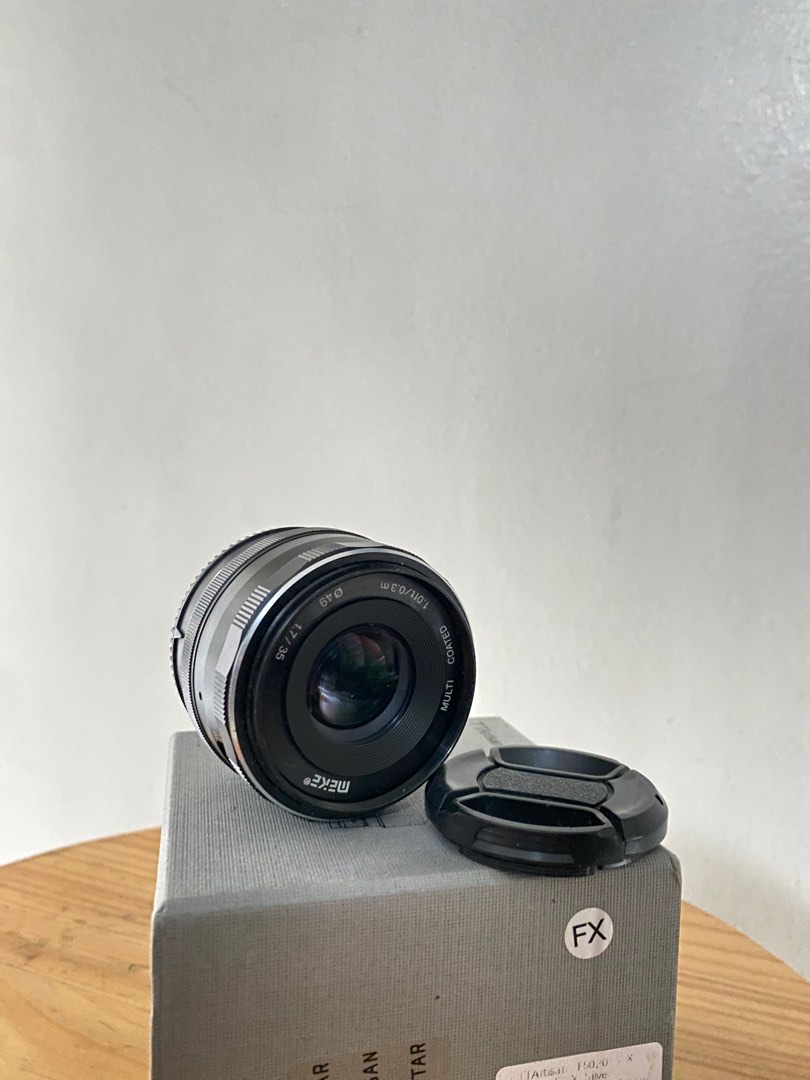 Meike Lens 35mm - fujifilm x mount, Photography, Lens & Kits on Carousell