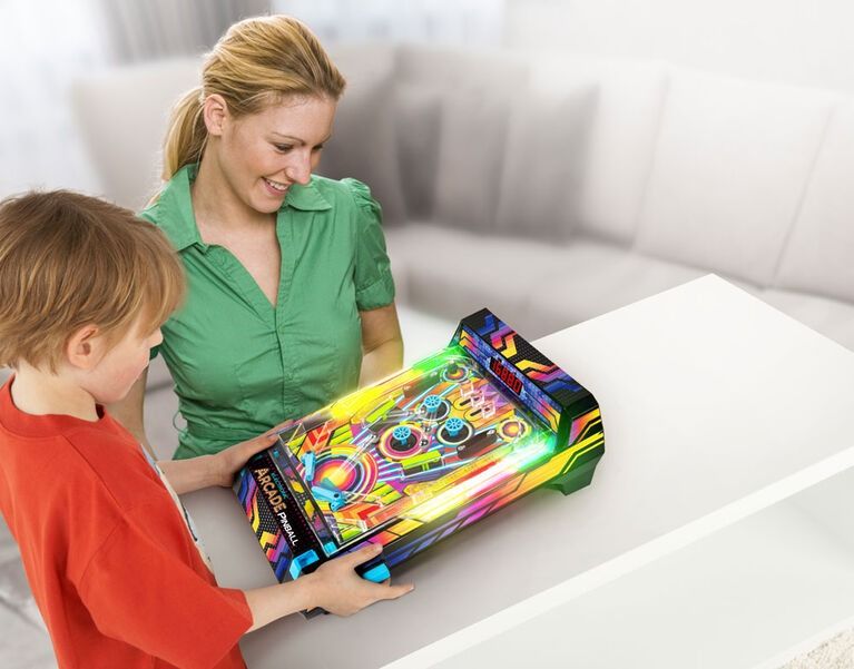 MERCHANT AMBASSADOR Electronic Arcade Pinball Neon Series Score Counter ...