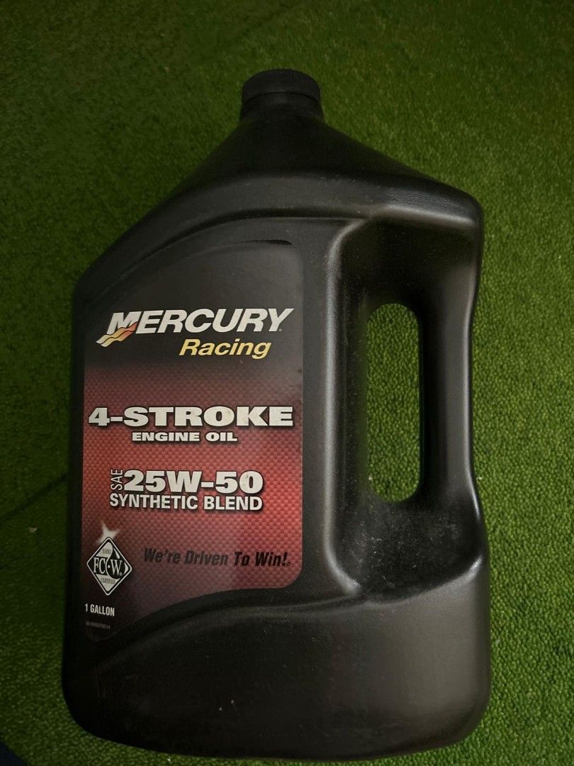 Mercury racing 4 stroke engine oil (1 gallon), Everything Else on Carousell