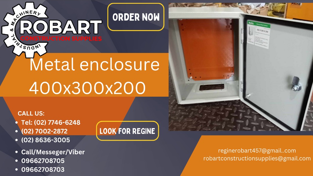 Metal enclosure 400x300x200, Commercial & Industrial, Construction ...