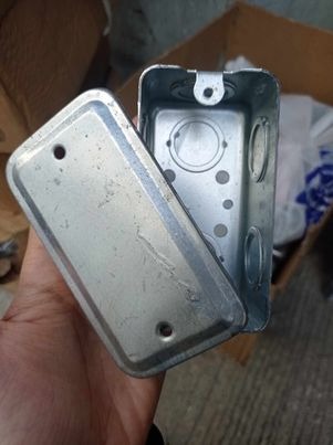 METAL UTILITY BOX W/COVER, Commercial & Industrial, Construction Tools ...