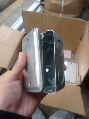 METAL UTILITY BOX W/COVER, Commercial & Industrial, Construction Tools ...