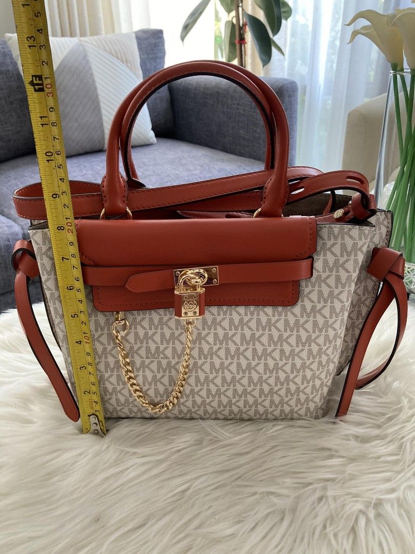 Michael Kors Hamilton Legacy Small Satchel, Women's Fashion, Bags ...