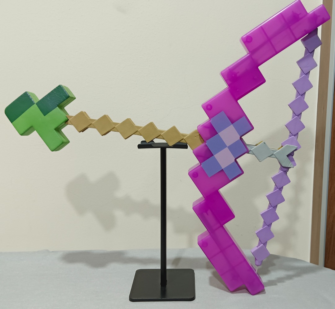 Minecraft Enchanted Bow and Arrow, Hobbies & Toys, Toys & Games on ...