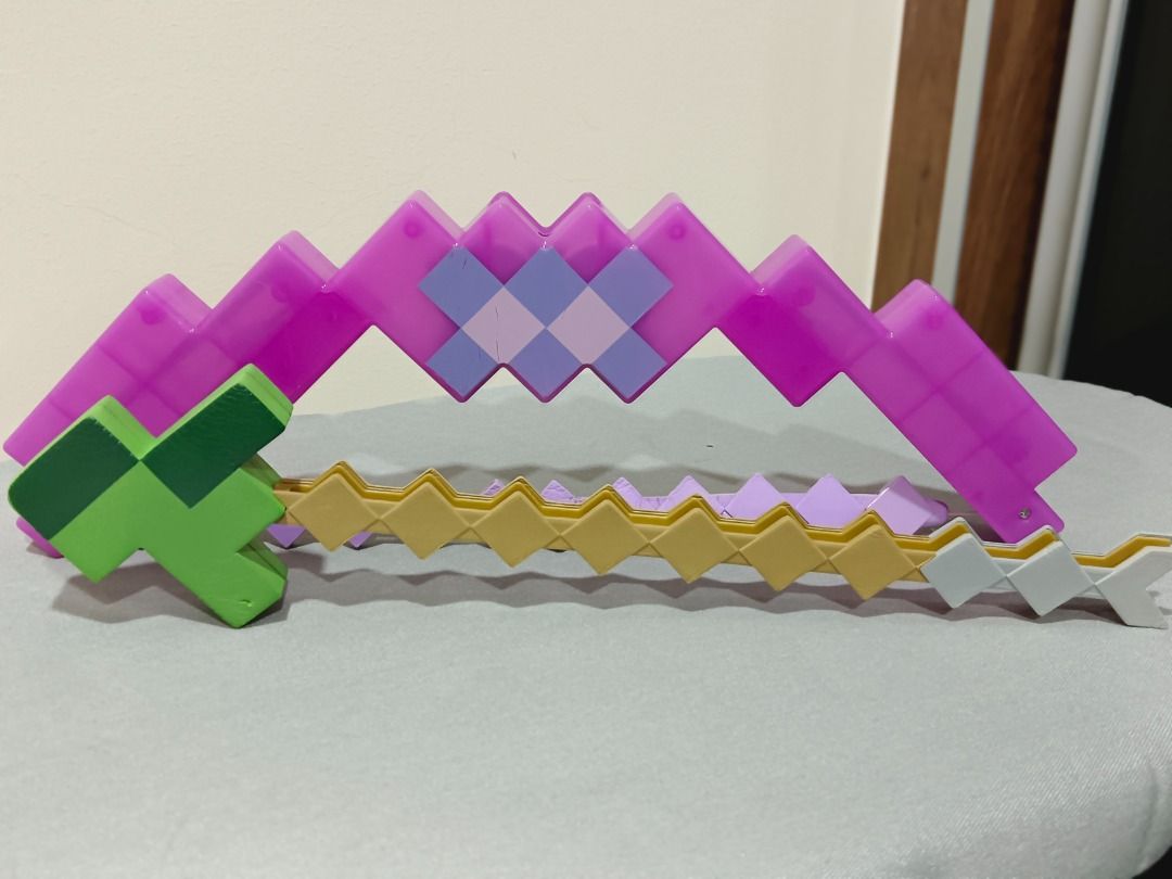 Minecraft Enchanted Bow and Arrow, Hobbies & Toys, Toys & Games on ...