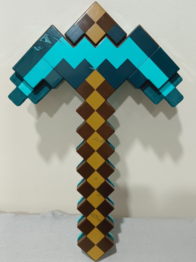 Minecraft Sword and Pickaxe, Hobbies & Toys, Toys & Games on Carousell